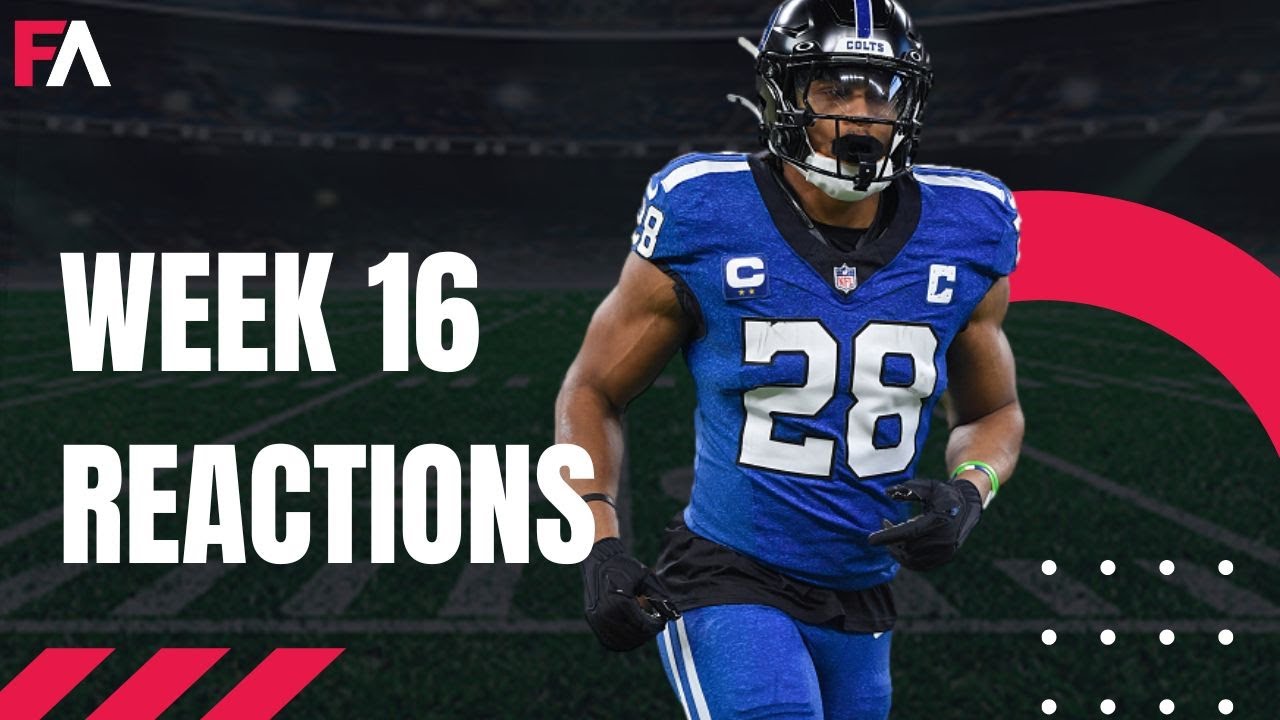 NFL Week 16 Reactions | Fantasy Football Impacts & Hot Takes - YouTube
