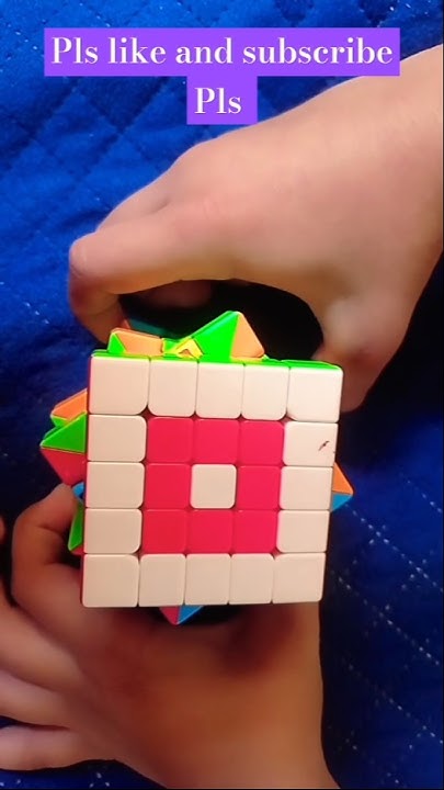 How to make dot in a dot in a dot pattern in 5 by 5 Rubik's Cube #trending #shorts #viralvideo# ...