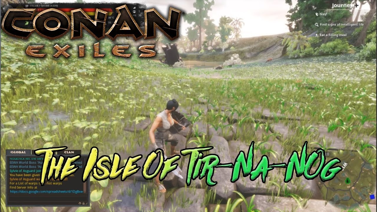 Conan Exiles trying out The Isle Of Tir Na NOg Custom map - YouTube