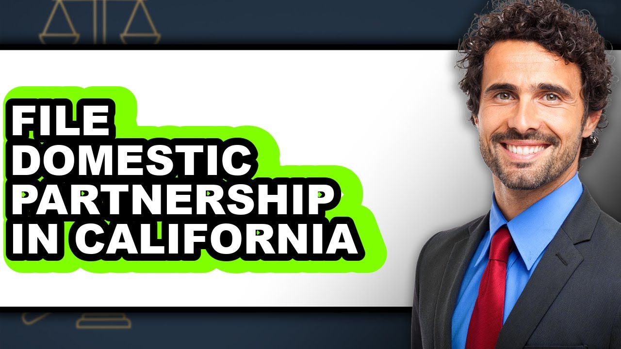 How to File Domestic Partnership in California - Easy Guide - YouTube
