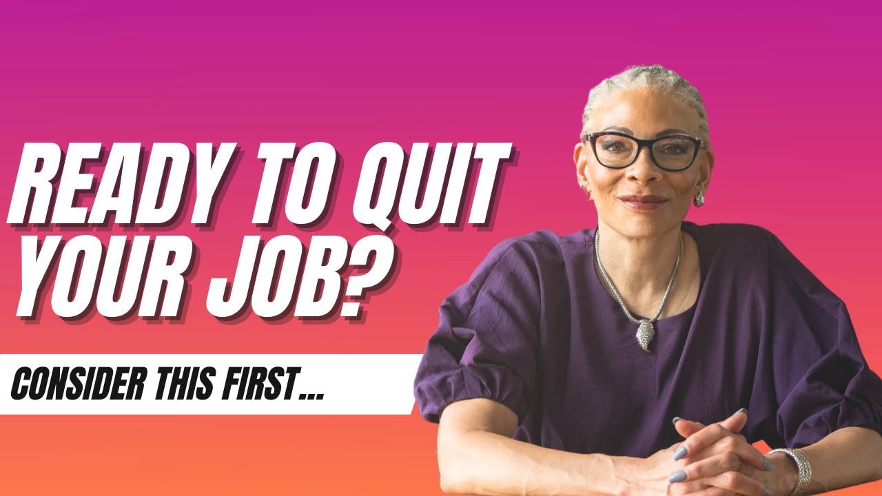 Ready to quit your job? Consider this. - YouTube