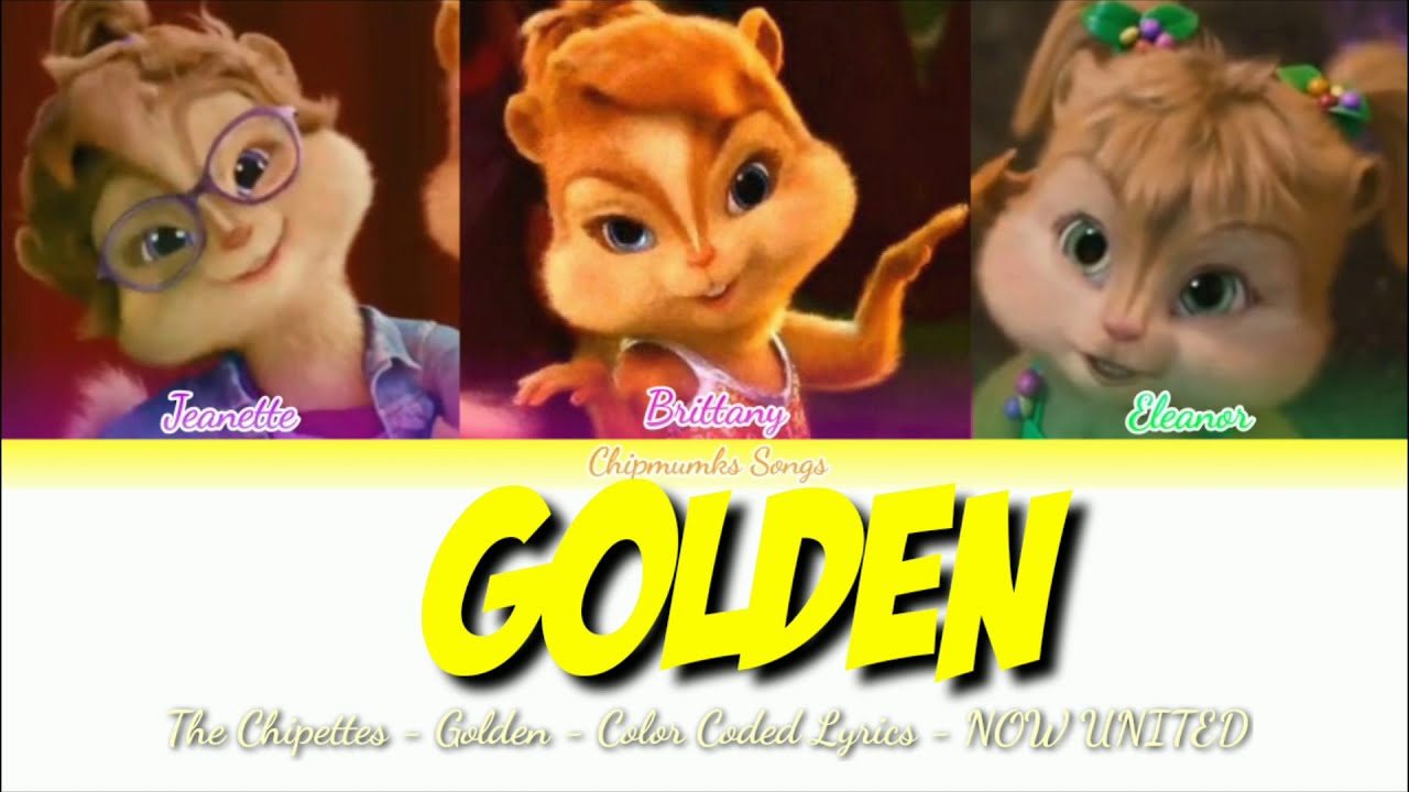 The Chipettes - "Golden" - Color Coded Lyrics - (As Esquiletes) - YouTube