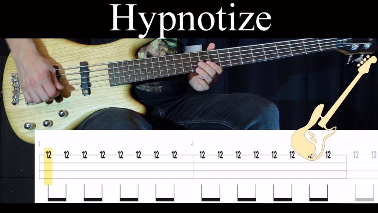 Hypnotize (System of a Down) - (BASS ONLY) Bass Cover (With Tabs) - YouTube