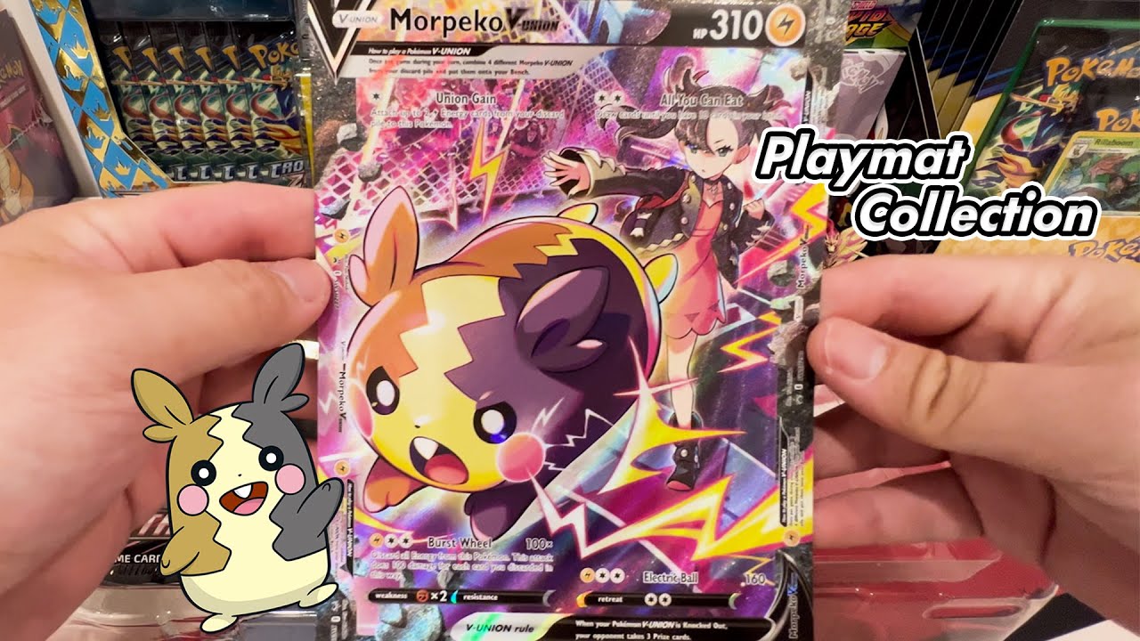 NEWEST Playmat Collection Box! Unboxing the Morpeko V Union Premium ...