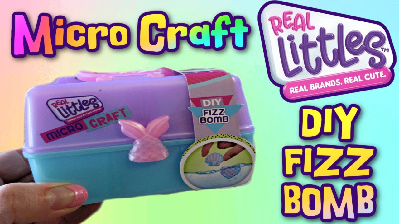 Real Littles Micro Craft DIY Fizz Bath Bomb Kit!! - YouTube