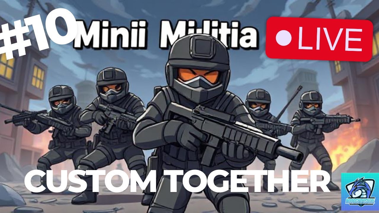 Mini Militia Custom Live | NoobGuruSujal #10 - YouTube