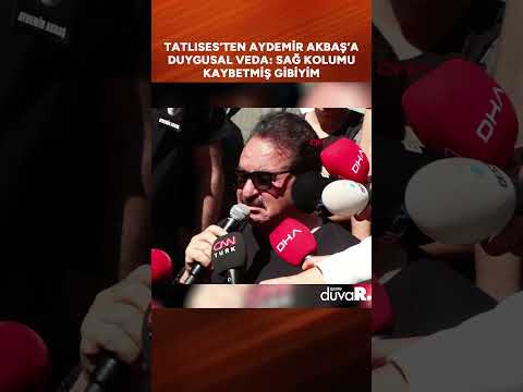 Aydemir Akbaş'a yakın dostu İbrahim Tatlıses'ten duygusal veda #shorts