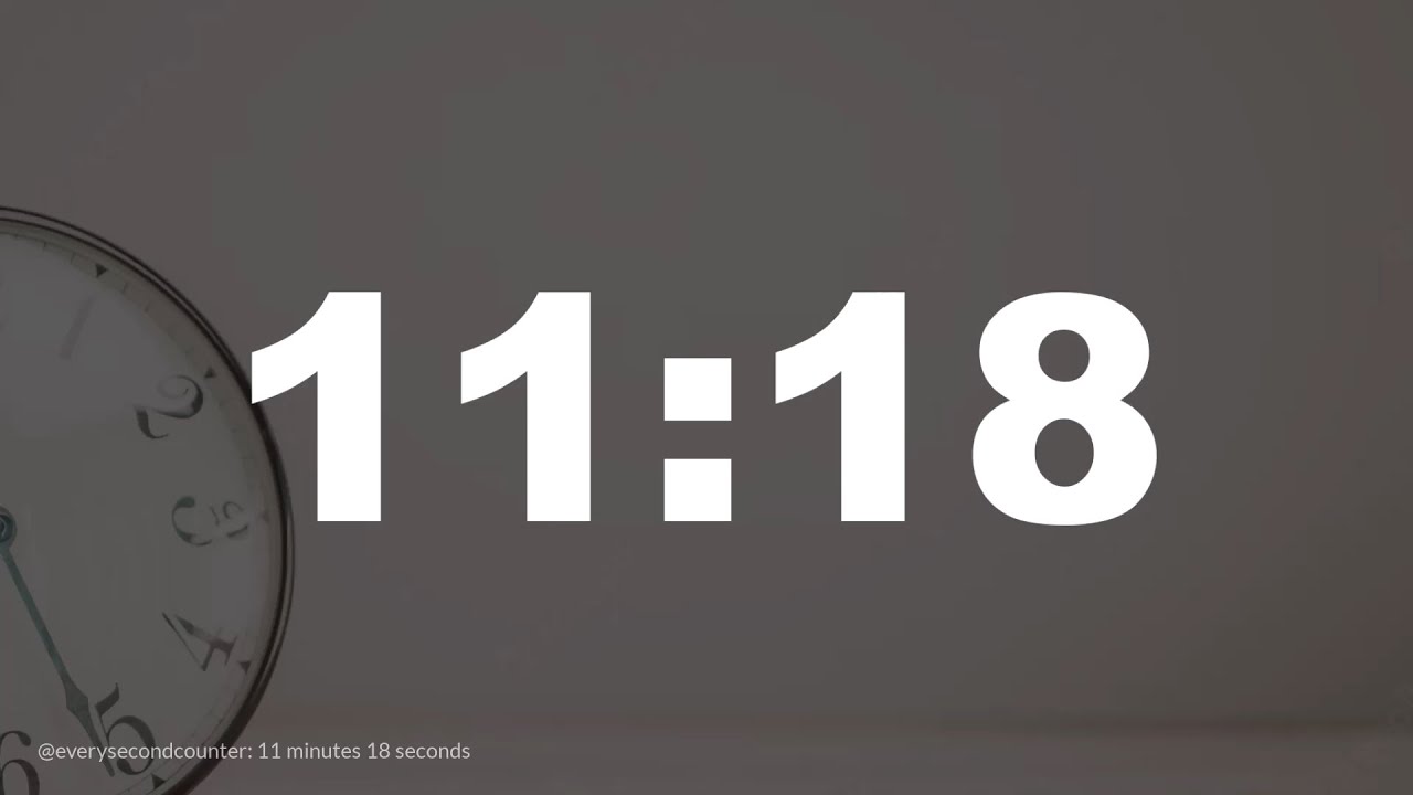 11 minutes 18 seconds [678 secs] clock timer countdown || Alarm Focus ...