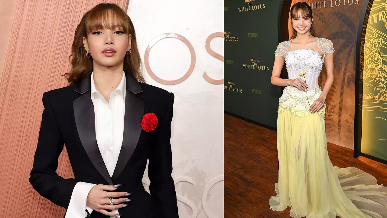 BLACKPINK's Lisa Surprises in Statement Suit on Oscars Red Carpet 2025 ...