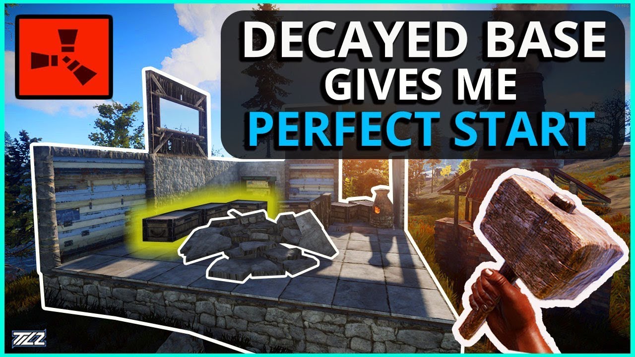 This DECAYED BASE Gave Me The PERFECT START! Rust Solo Survival ...