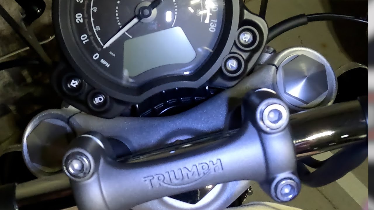 TRIUMPH SPEEDMASTER Handlebar Clamp Upgrade. Quick Plug for New Video ...