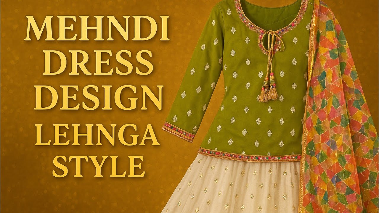 I Tried Mehndi Dress Designs - YouTube