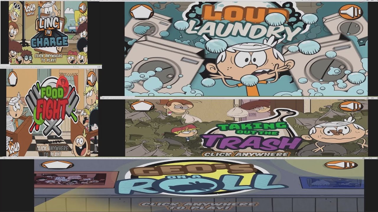 Playing The Loud House Linc in Charge Games - YouTube
