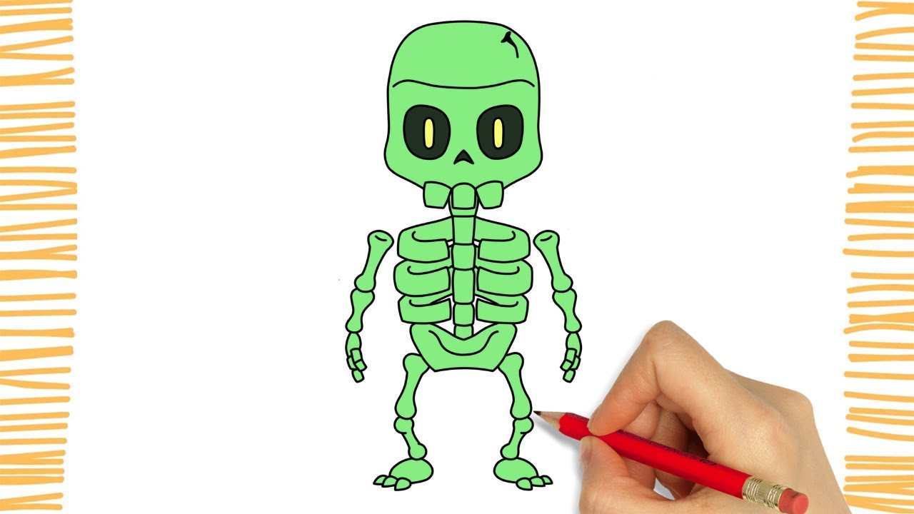 Como desenhar a SKIN SWAMP SKELETON I STUMBLE GUYS I Fácil ( Passo a ...