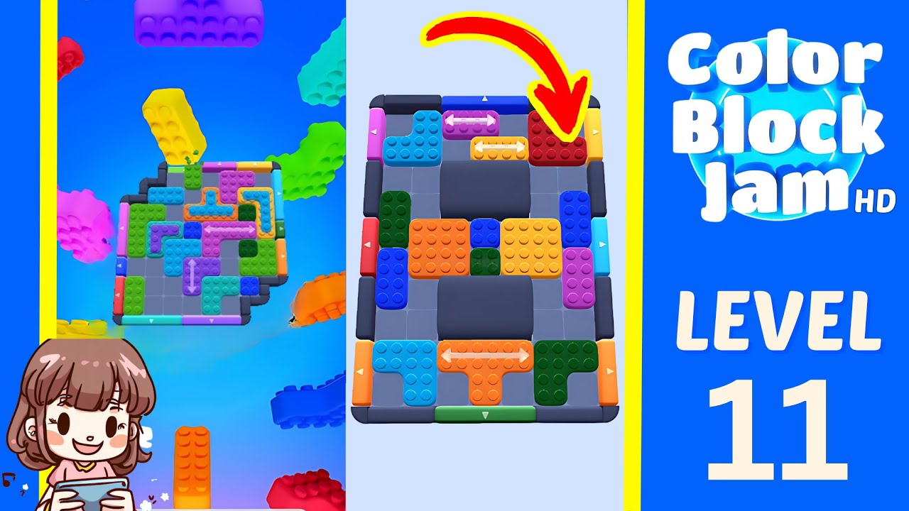 Color Block Jam Level 11 Solution Walkthrough - YouTube