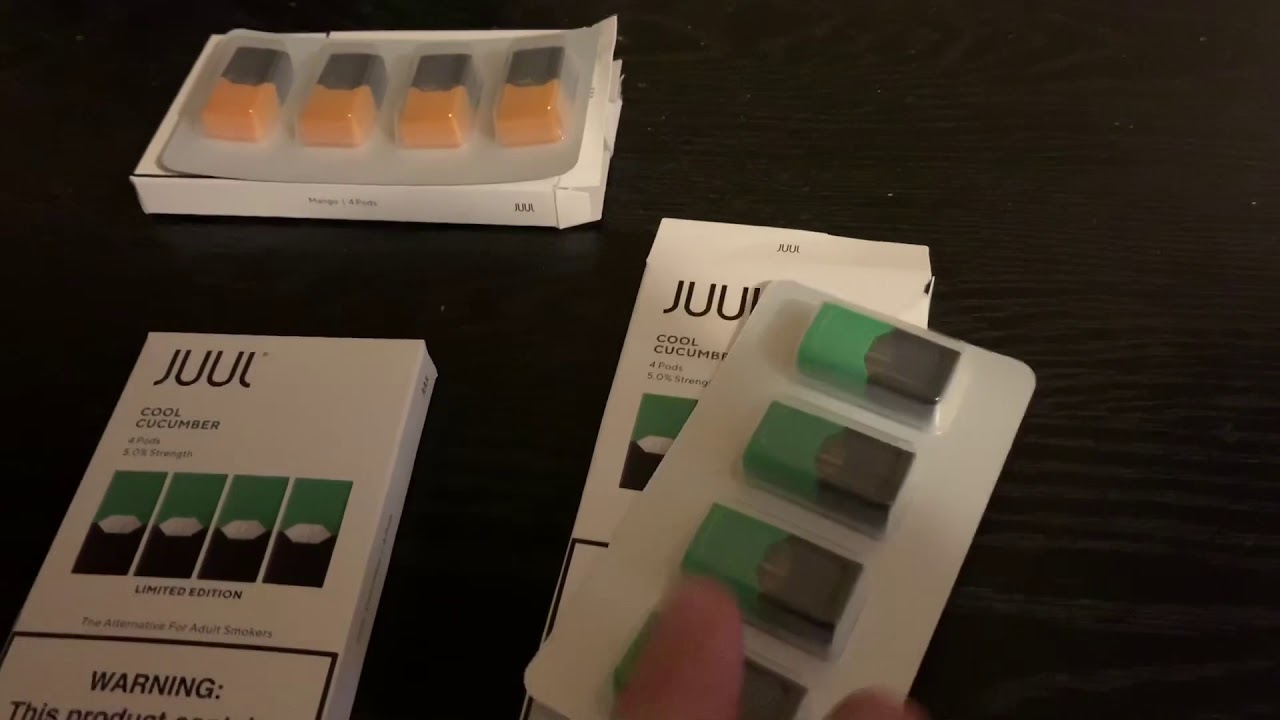 Cool cucumber JUUL pod review! - YouTube