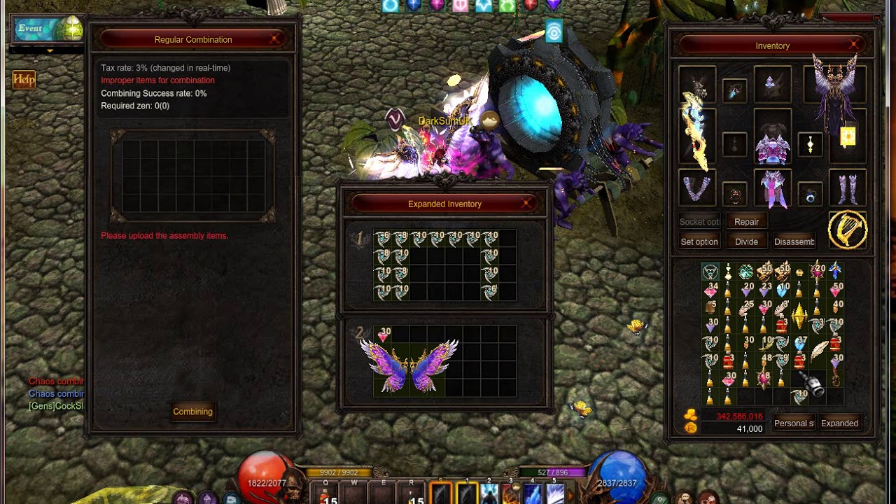 Mu webzen make W4 part 3 full of luck - YouTube