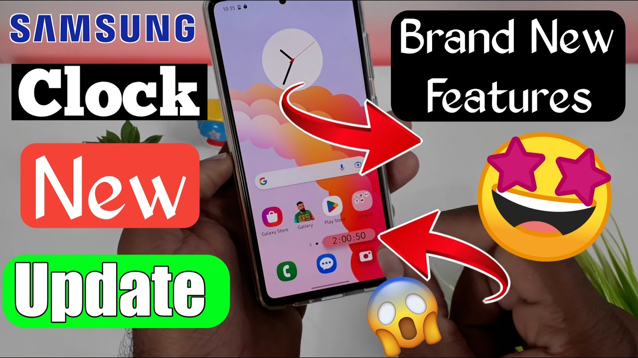 Samsung Clock New Update With New Features 🤩🤩🤩 - YouTube