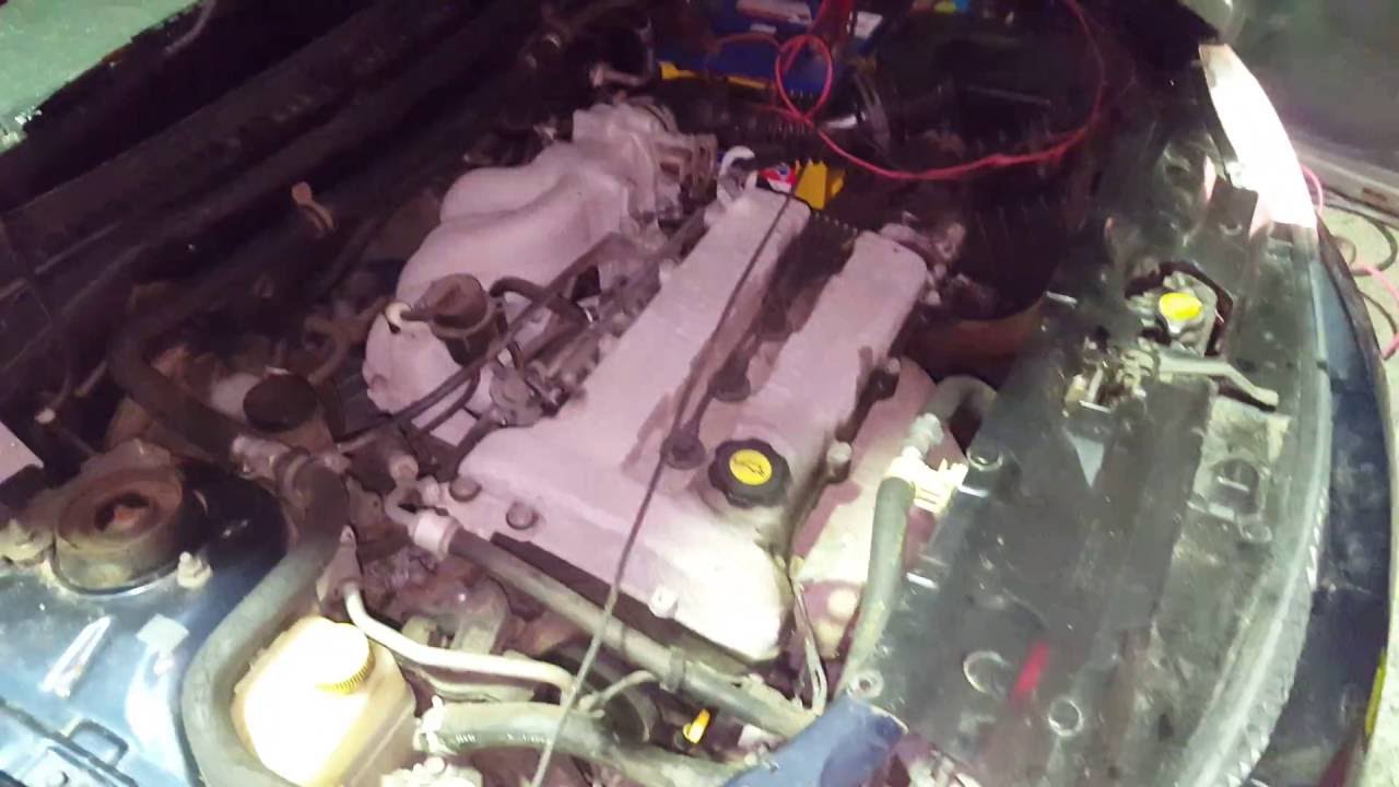 Flood damaged 1998 Ford Laser 1.6 twin cam pt3 Assessing damage - YouTube