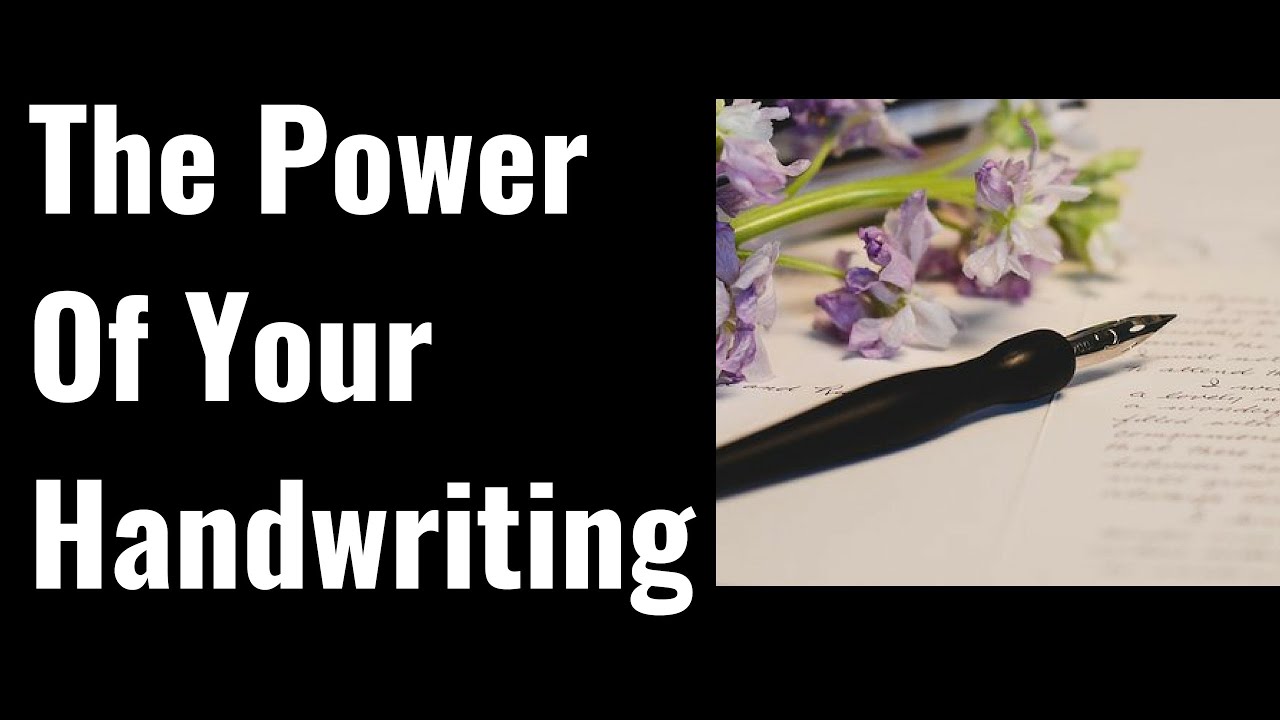 The Power Of Your Handwriting (Spiritual Awakening Tips) - YouTube