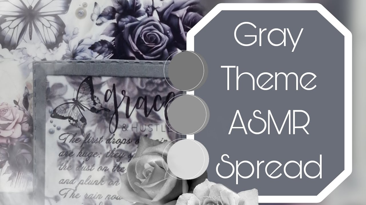 Gray theme ASMR Spread 🖤 - YouTube