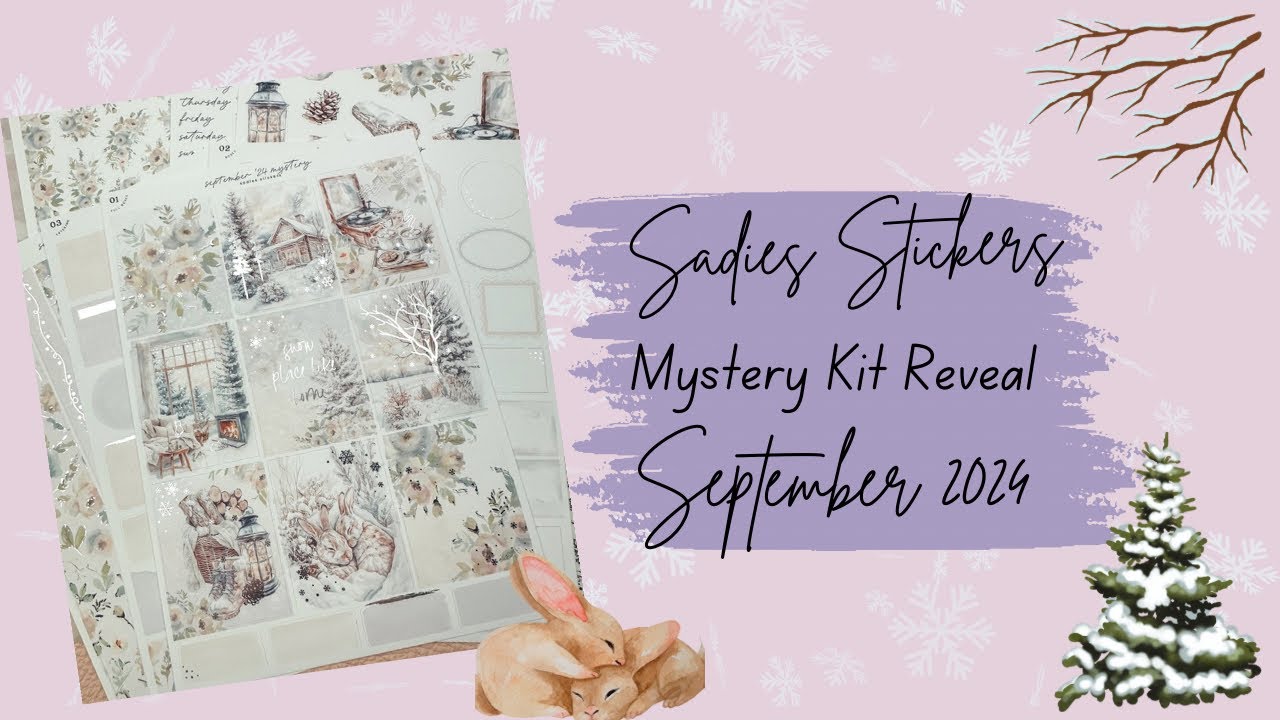 Sadie’s Stickers Mystery Subscription | September 2024 - YouTube