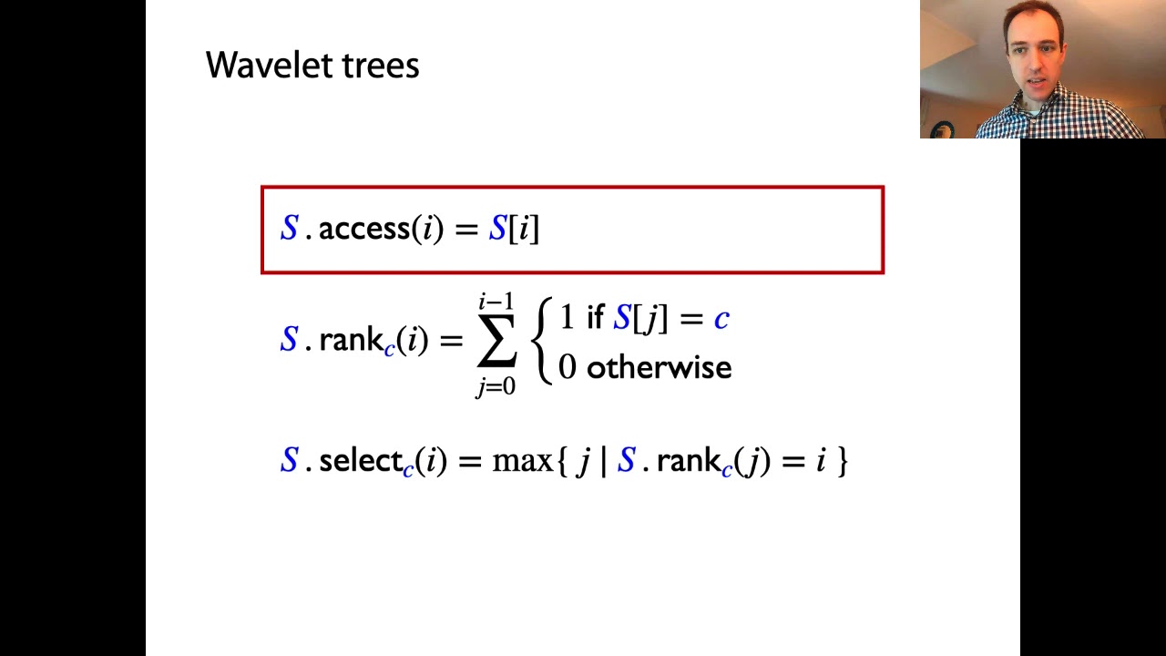 Wavelet trees, part 1 - YouTube