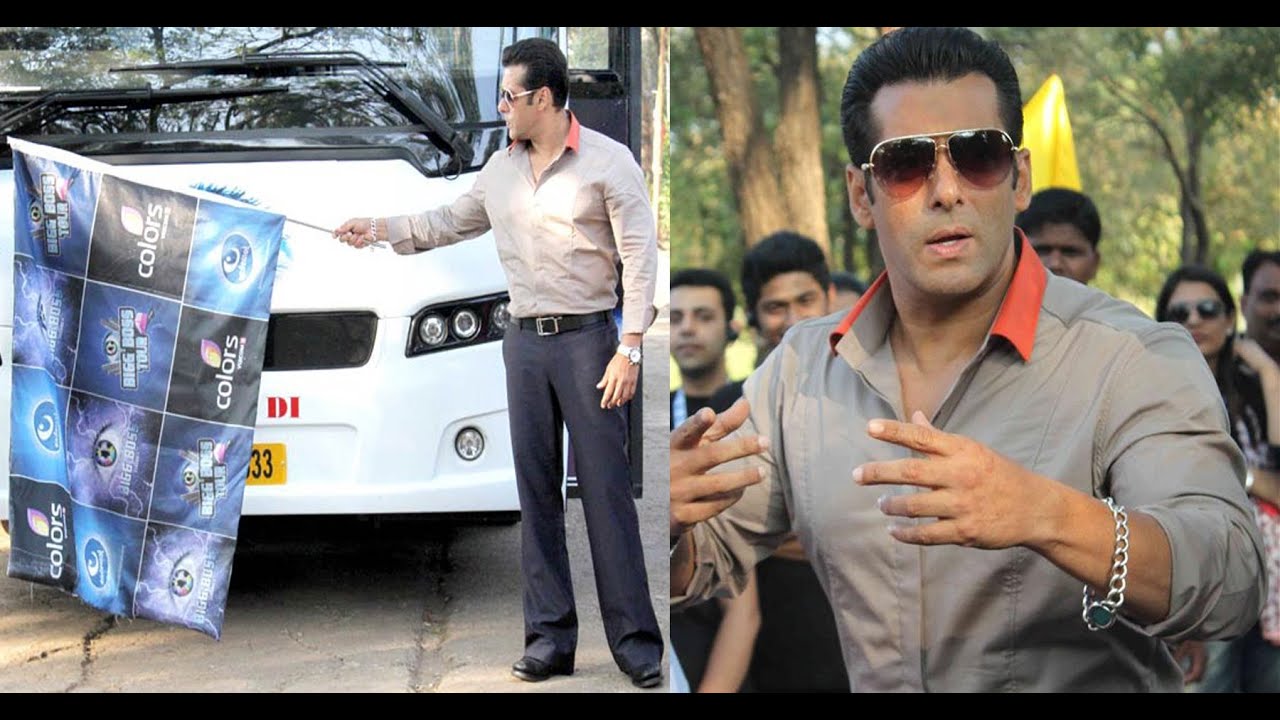 Salman Khan @ Bigg Boss 6 Tour Bus launch Part 1 - YouTube