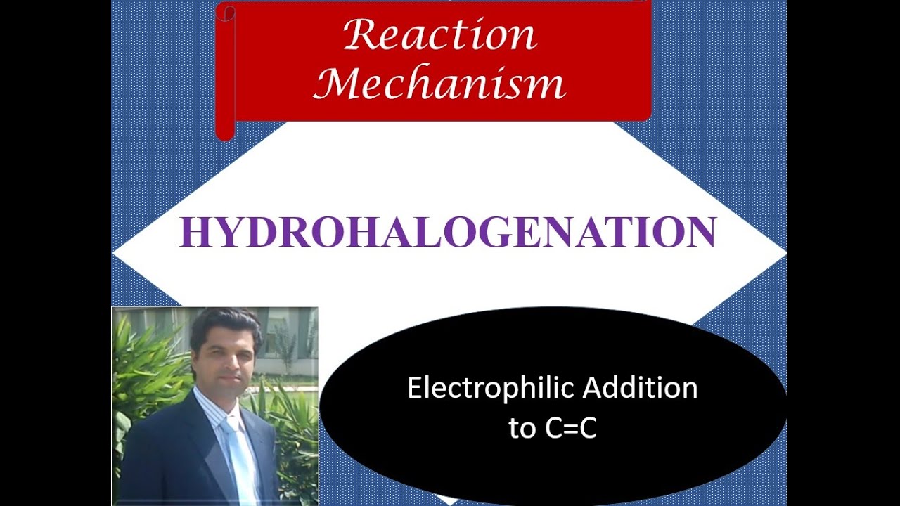 Hydrohalogenation of alkenes (with subtitles) | Addition of HX ...