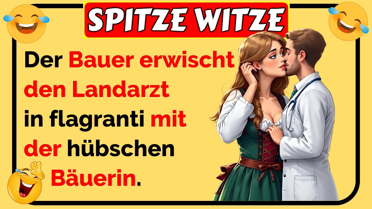 🤣Spitze Witze: Der Bauer erwischt den Landarzt mit der hübschen Bäuerin ...