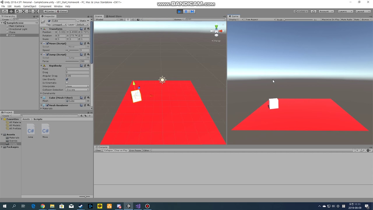 Unity Direction Move - YouTube