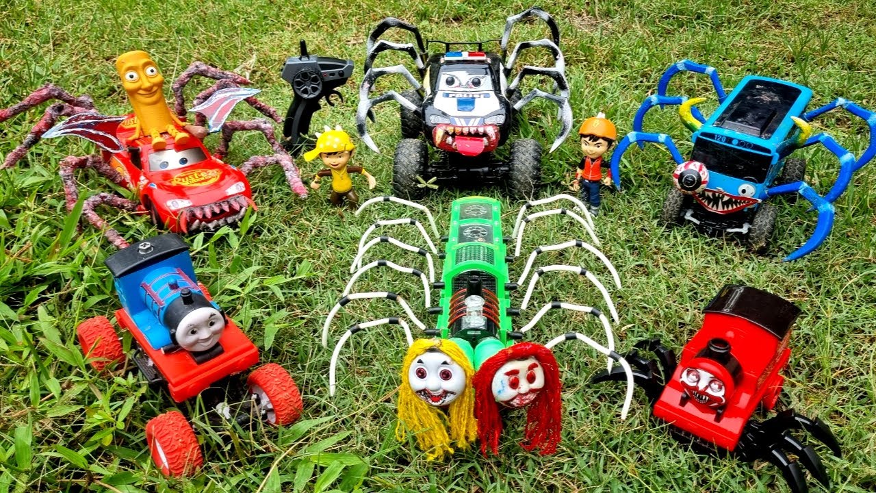 Bermain Kereta Api Thomas Hantu Laba-laba, Thomas & Friends, Mobil ...