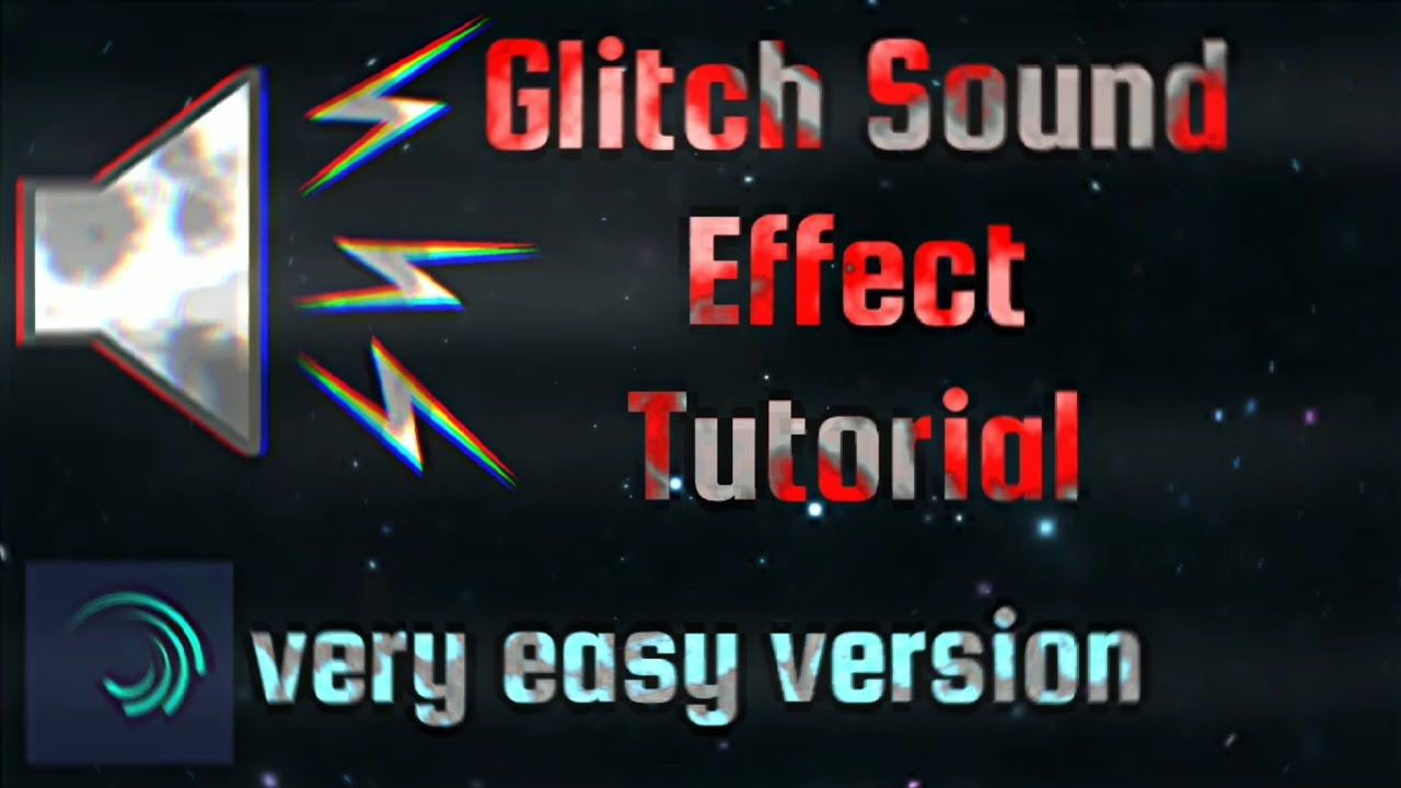 Easy Glitch Sound Effect Tutorial - [Alight Motion Tutor] - YouTube