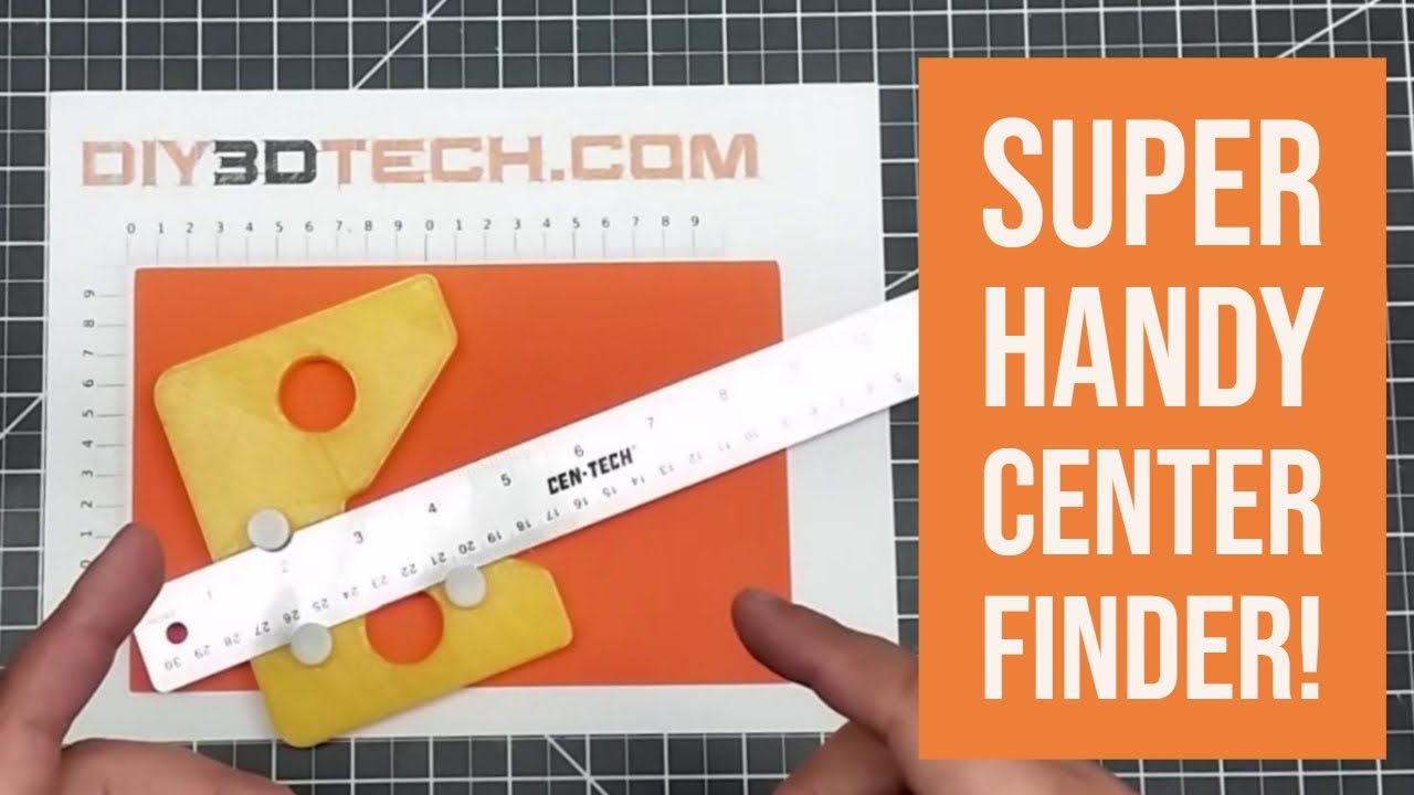 Design Talk - 3D Printed Center Finder In Fusion 360! - YouTube