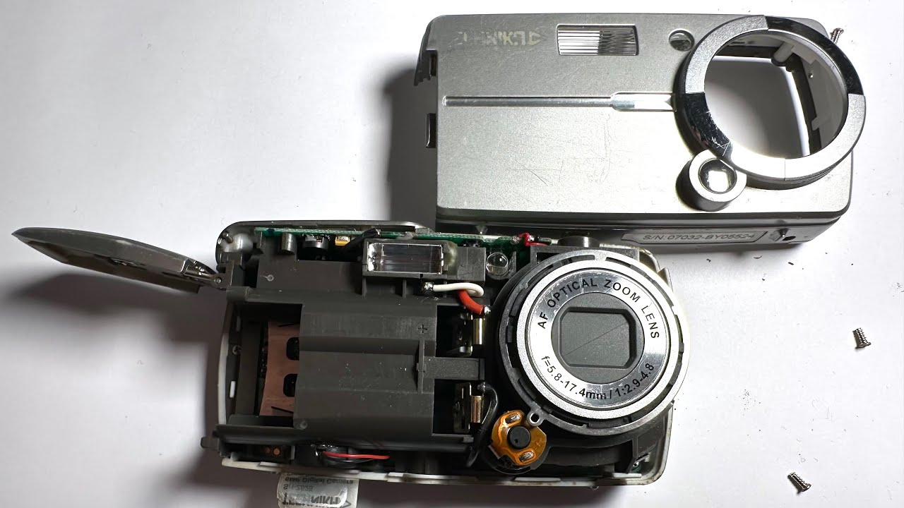Technika Digital Camera Disassembly and Repair - YouTube