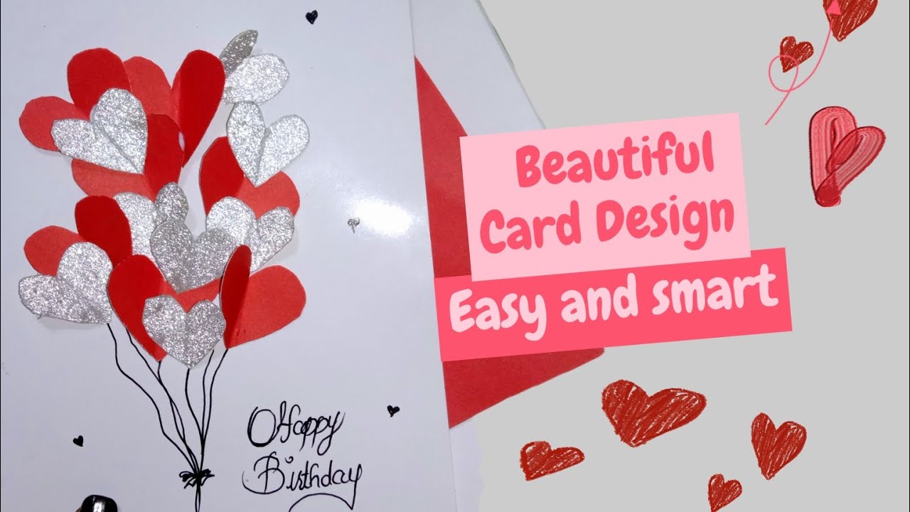 Diy Handmade Card Design for Love Ones😍...easy to make - YouTube