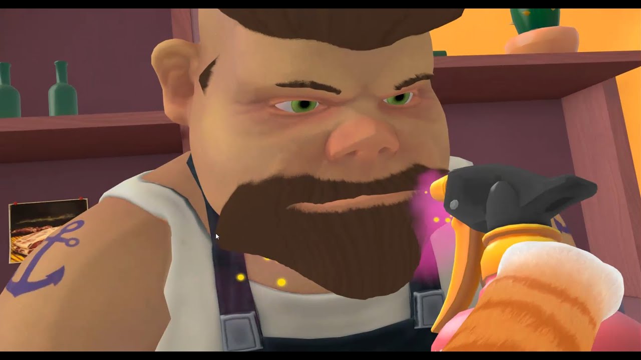 Playing I am cat-in butcher store-VR game - YouTube