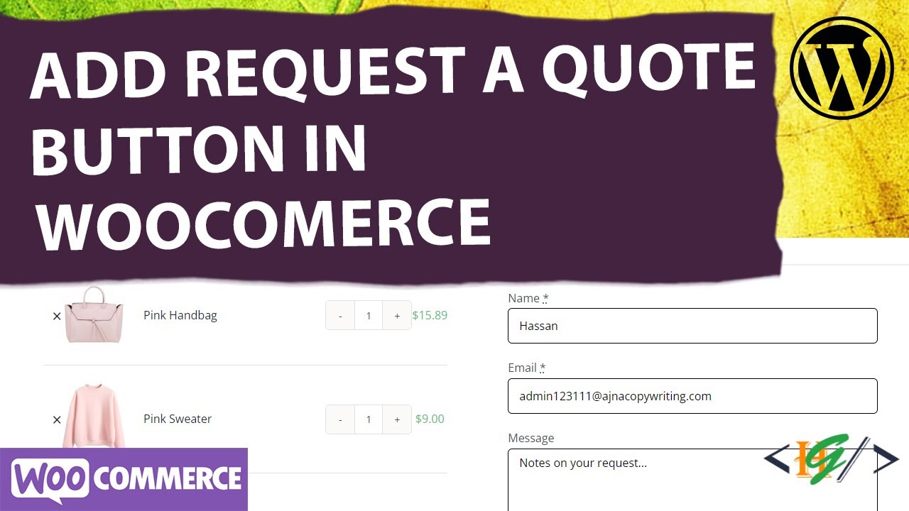 How To Add Request A Quote Button In Woocommerce Product Enquiry Form Woocommerce Wordpress