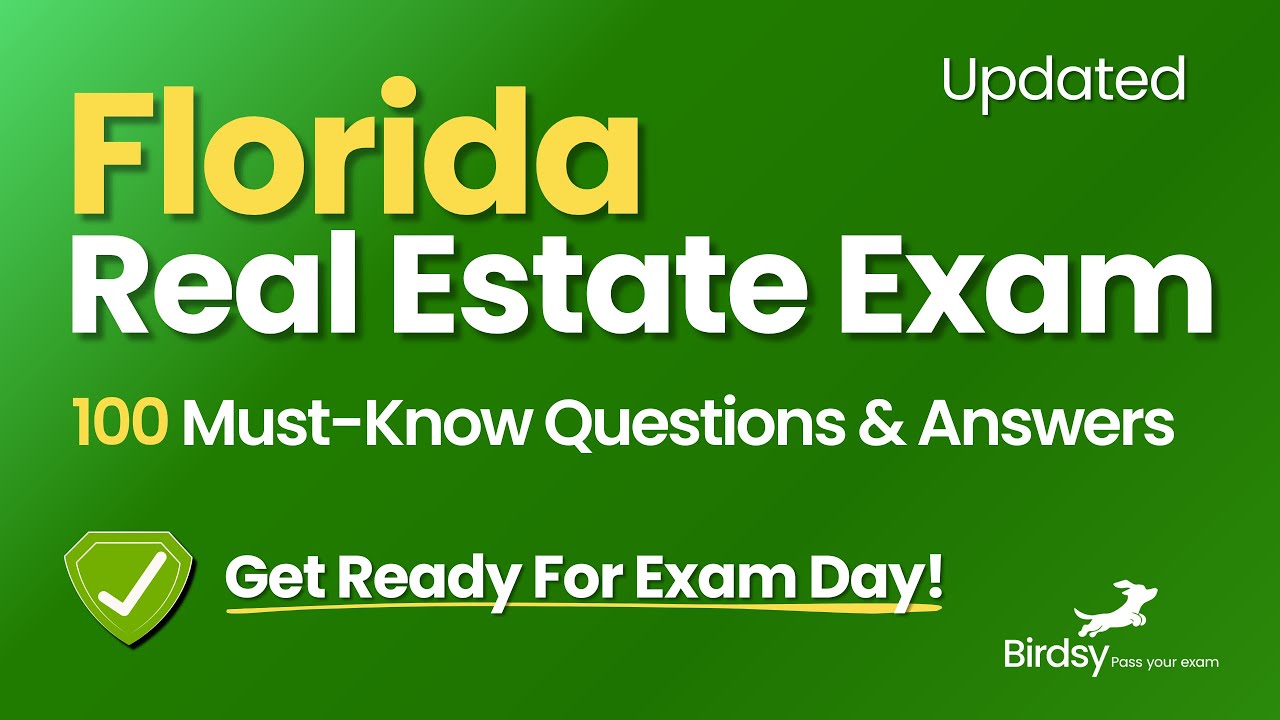 Pass Your Florida Real Estate Exam with This 100-Question Review! - YouTube