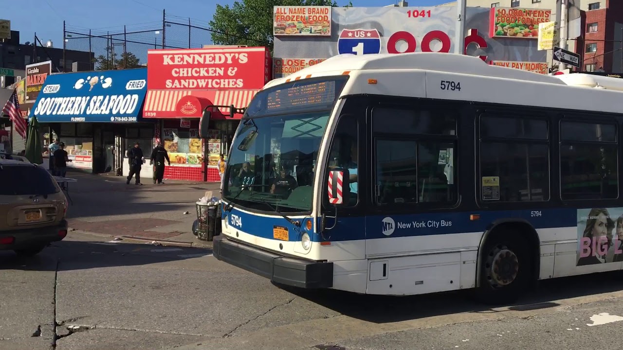MTA Bus NovaBus LFSA #5794 Bx5 - YouTube