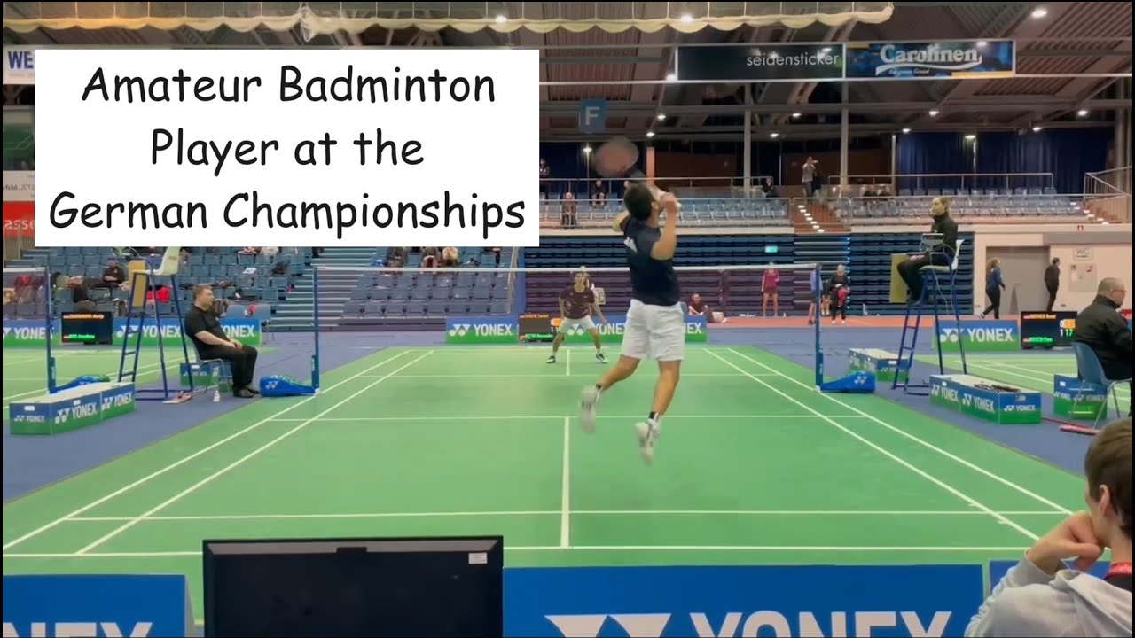 Amateur Badminton Player at the German Championships 2024 !! - YouTube