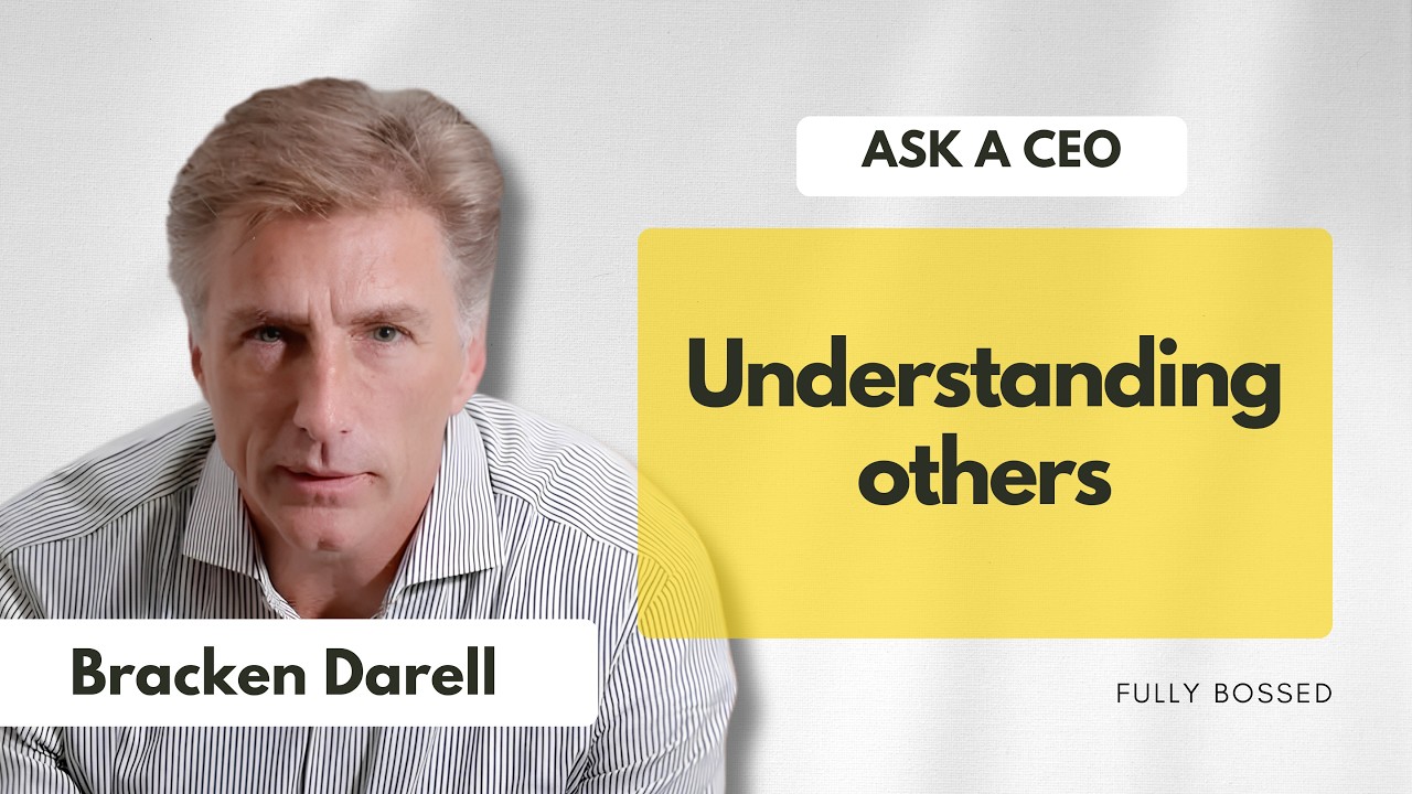 Understanding others | Bracken Darrell - YouTube