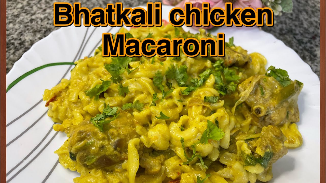 Chicken Macaroni / Masala chicken macaroni / Bhatkali dish - YouTube