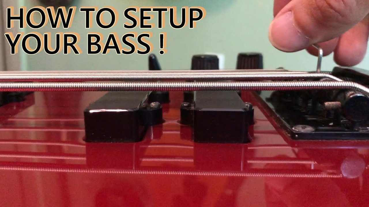 How To Setup Your 5-String Bass (or guitar) - YouTube