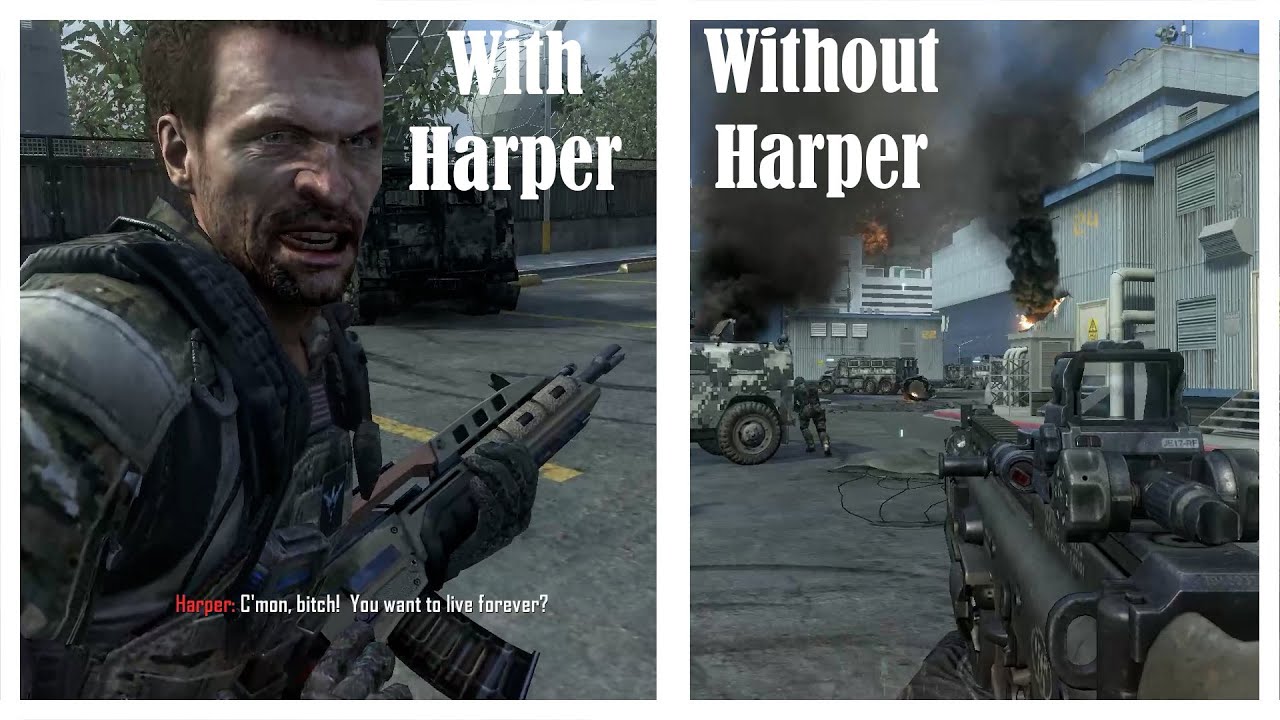 Judgement Day with Harper vs without Harper | Call of Duty Black Ops 2 ...