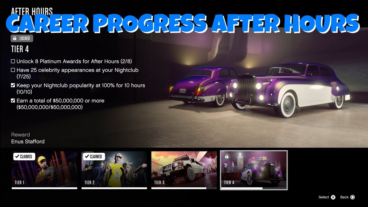 After Hours Career Progress (The Nightclub) - GTA Online - YouTube