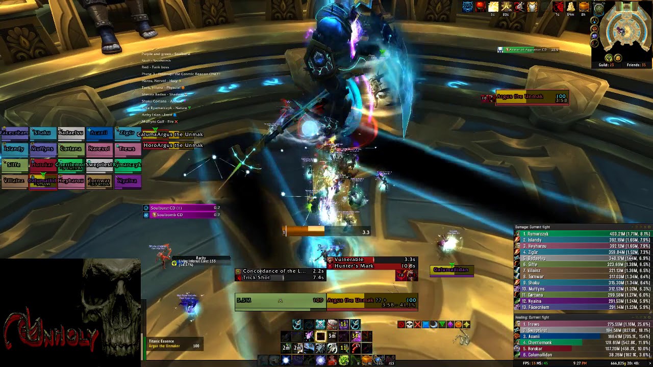 Antorus, The Burning Throne - Heroic - Hunter DPS - Argus The Unmaker ...