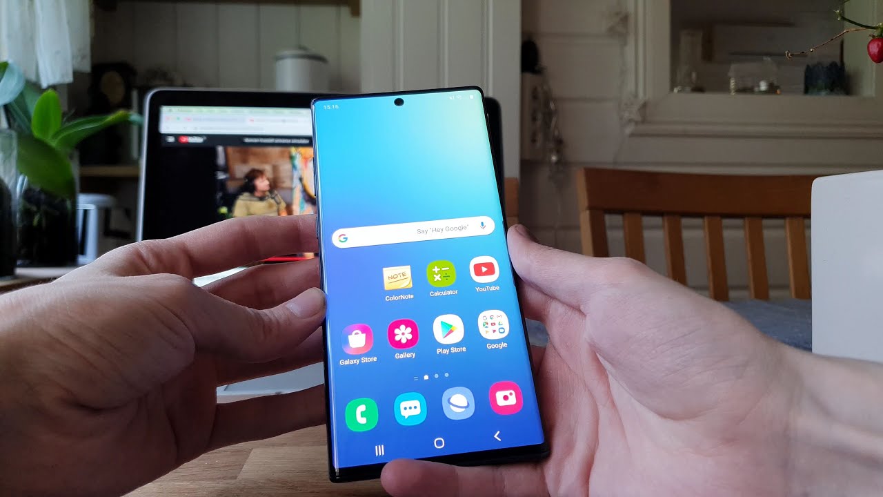 Samsung Galaxy Note 10+ Blue Theme Review! - YouTube