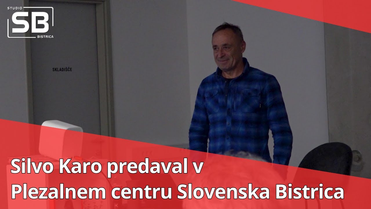 Izjemni alpinist Silvo Karo predaval v Plezalnem centru Slovenska ...