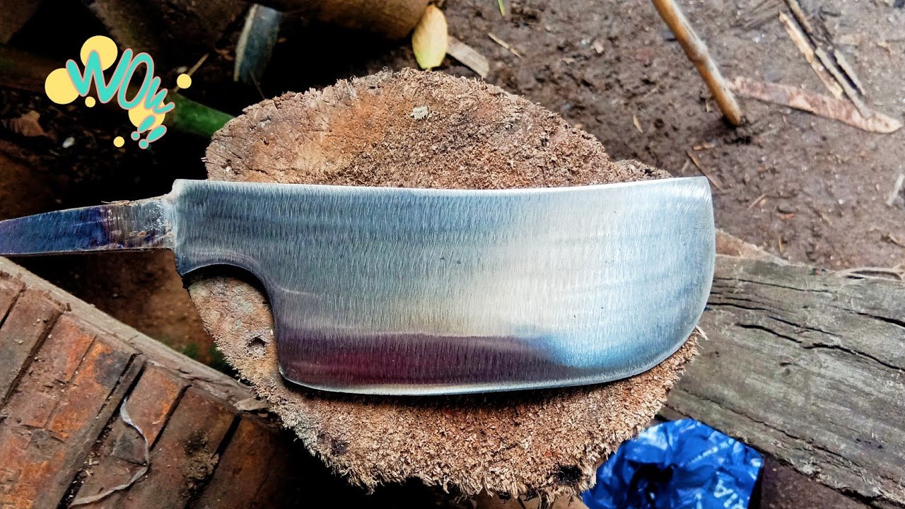 Restoration of the broken machete blade - YouTube